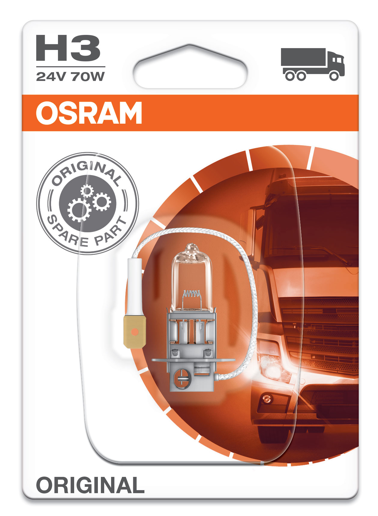 Halogenlampa H3 Original 24V 70W 1-p