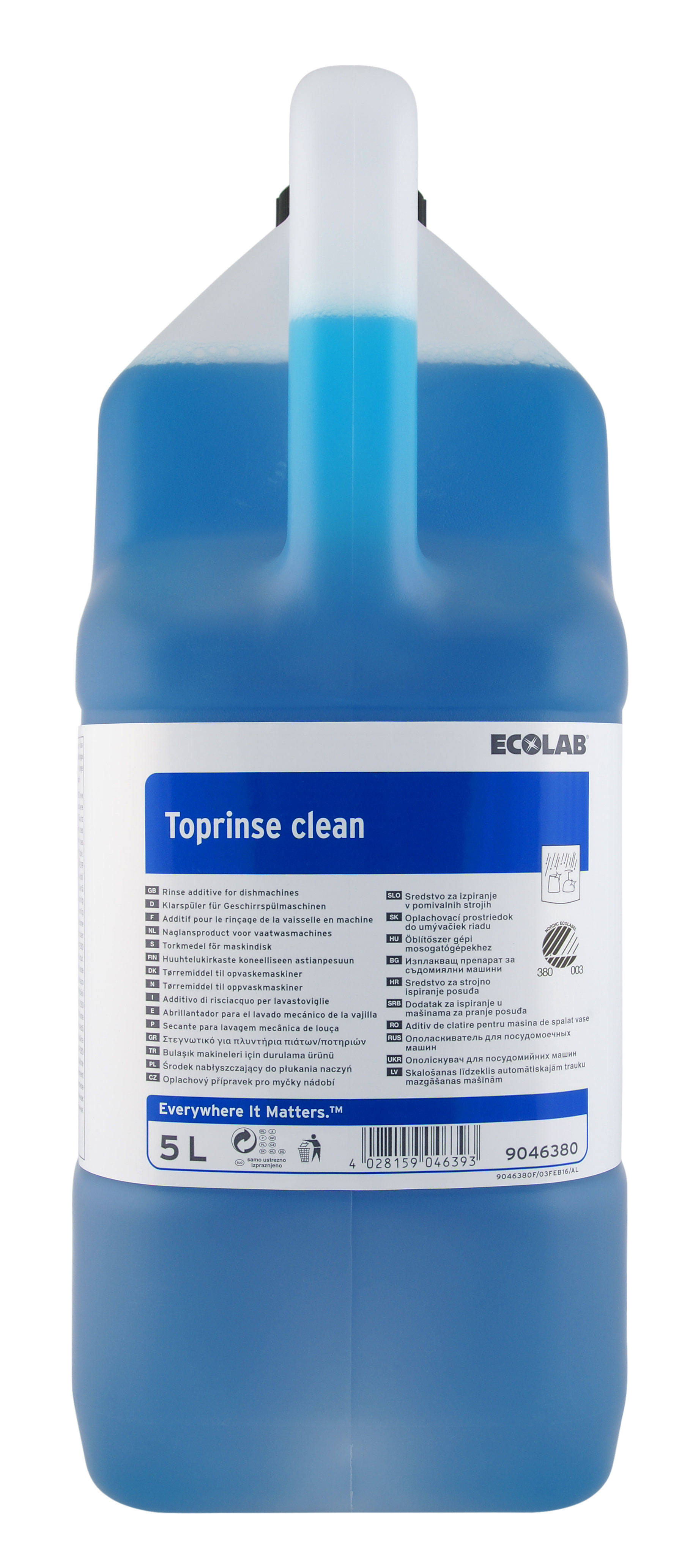 Torkmedel proffsdiskmaskin Toprinse Clean 5 l